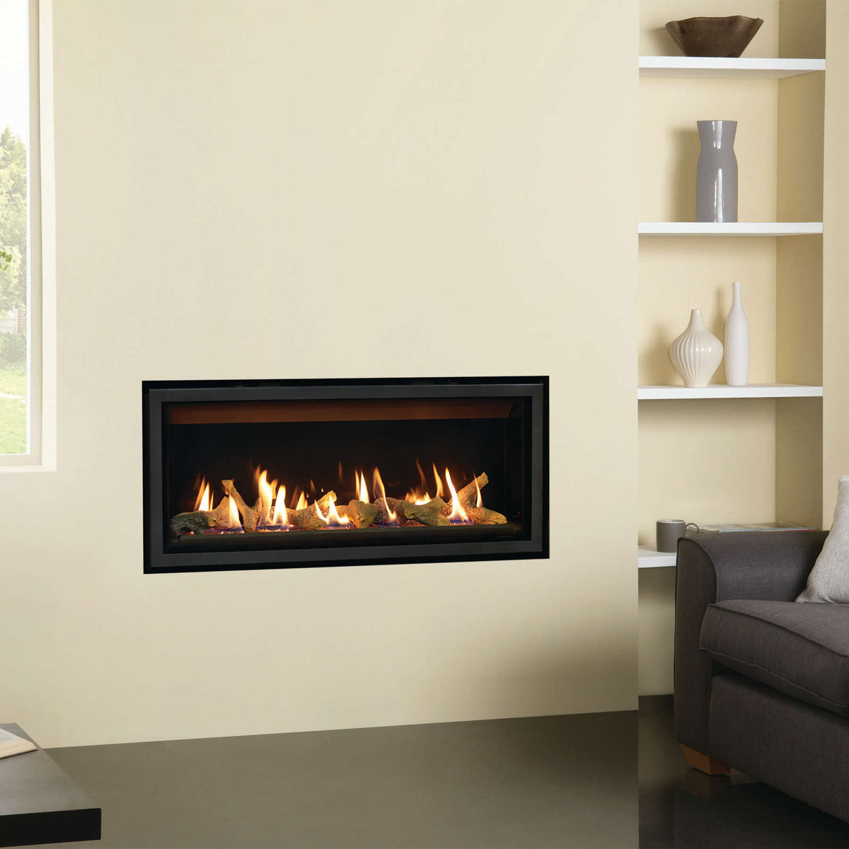 Gazco Gas Fires - Studio 2 Slimline Glass Fronted Inset Gas Fire ...