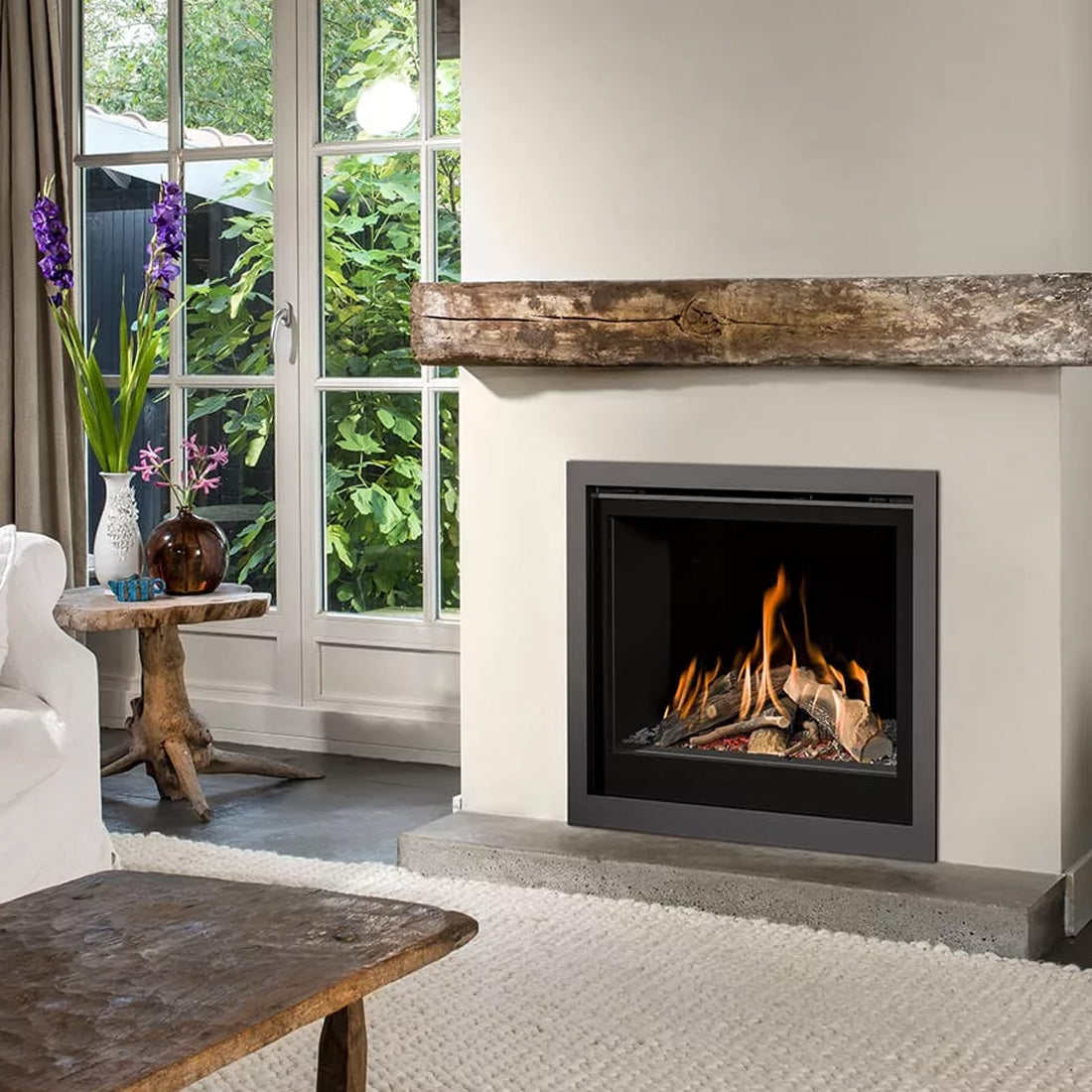 Barbas Smart Bell 80-80 Gas Fire - Natural Gas - Balanced Flue - Bell ...