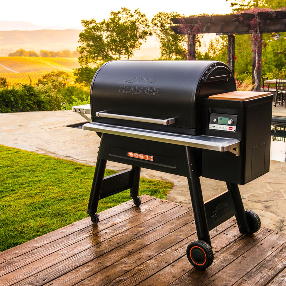 Traeger Timberline 1300 Wood Pellet Smoker BBQ - Free Cover Included ...